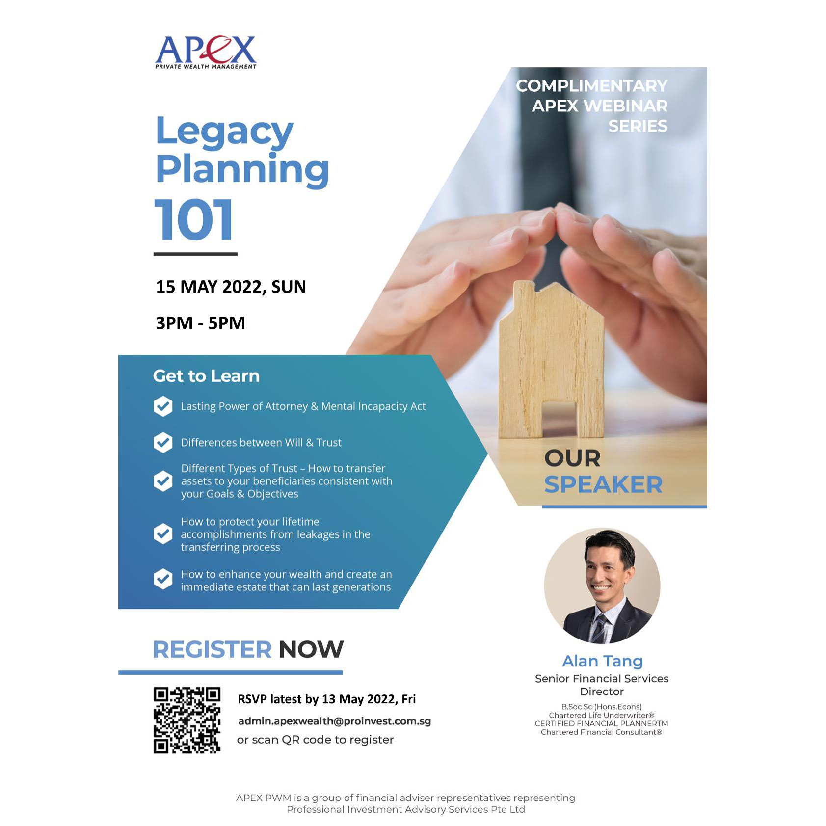 Legacy Planning 101 Webinar - 15 May 2022 - Apex Private Wealth Management