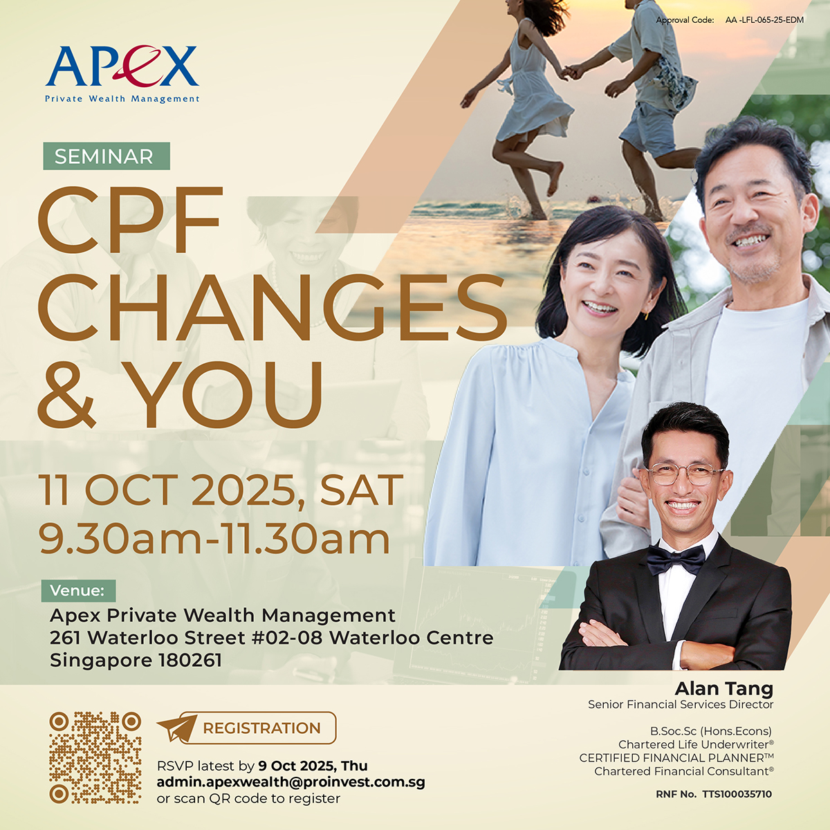 CPF Changes & You Seminar - 11 OCT 2025 - Apex Private Wealth Management